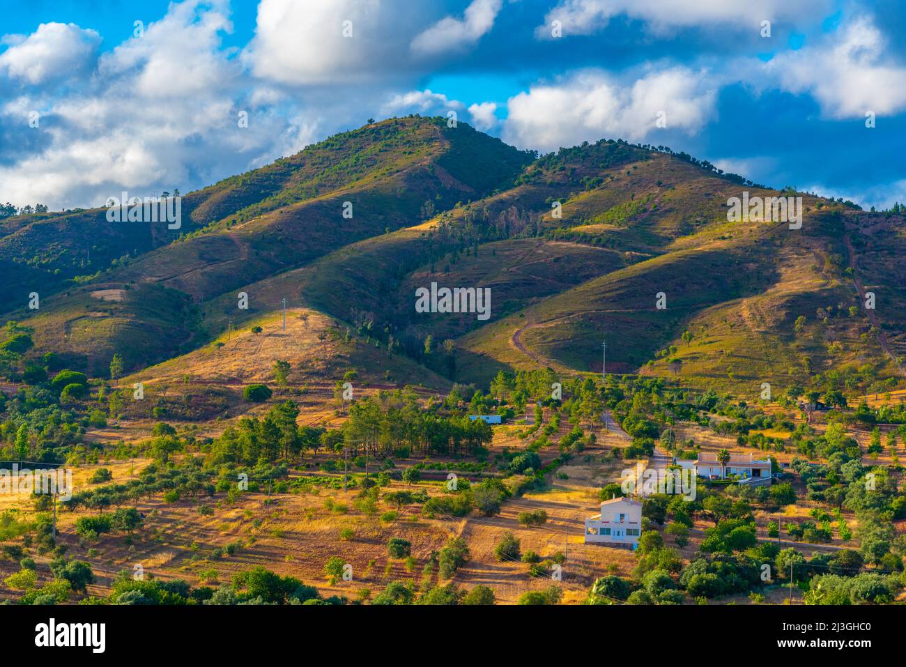 Portuguese landscape in region around Alte village Stock Photo - Alamy