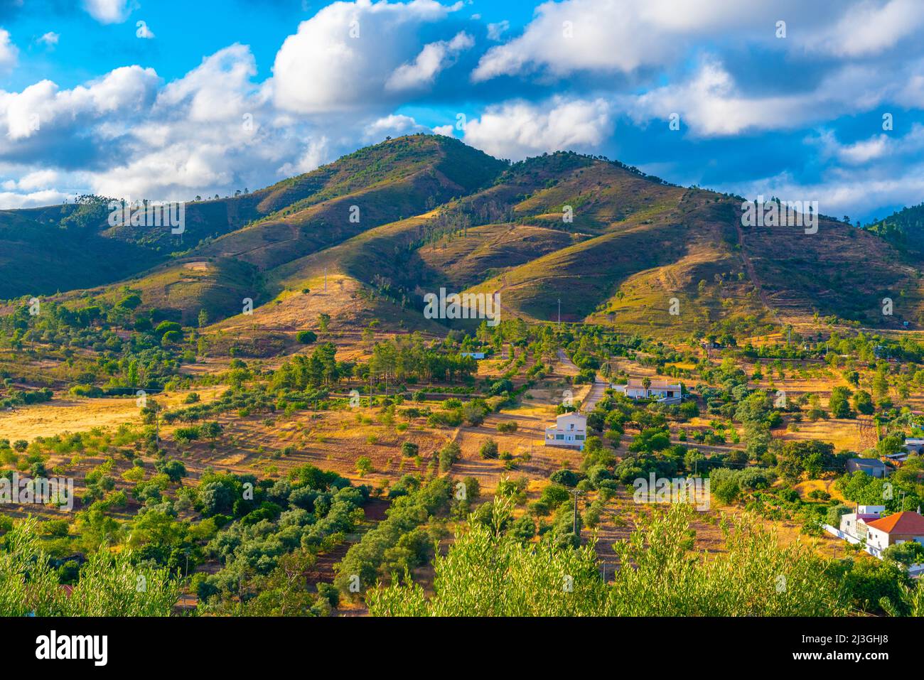 Portuguese landscape in region around Alte village Stock Photo - Alamy