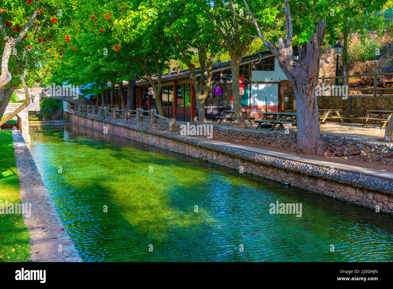 Fonte Grande de Alte spring in the Algarve region of Portugal Stock ...
