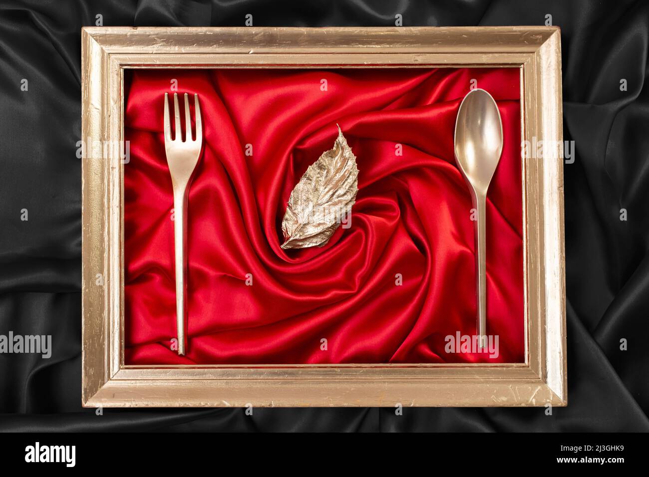 Golden menu template hi-res stock photography and images - Alamy