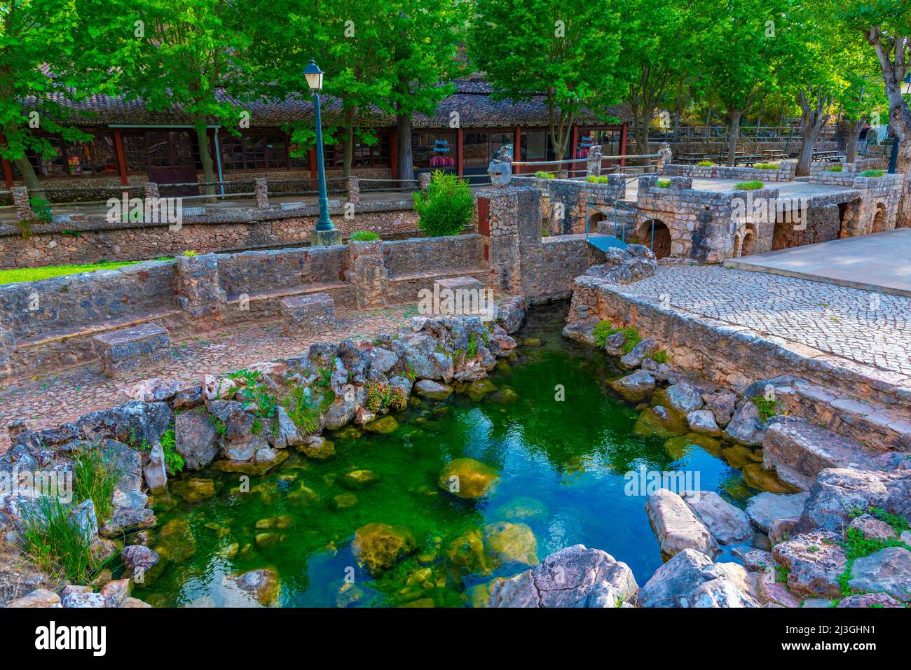 Fonte Grande de Alte spring in the Algarve region of Portugal Stock ...