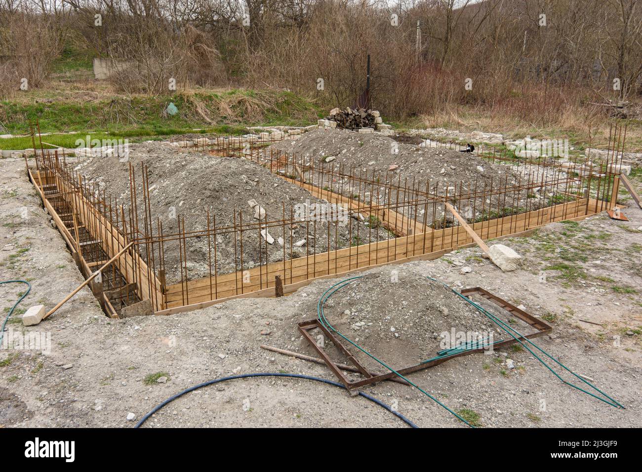 The general plan for the construction of a one-story private house, a ...