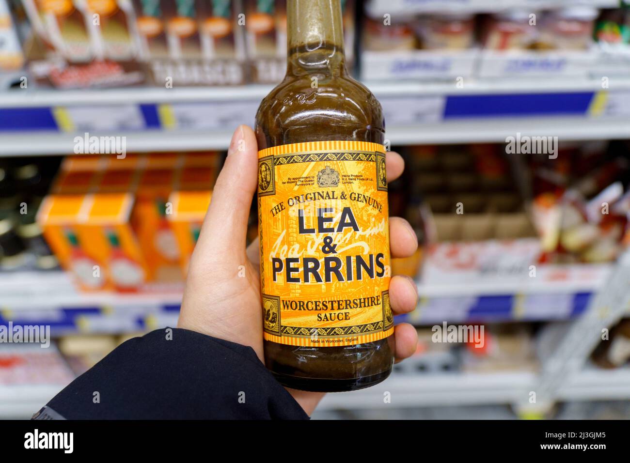 Tyumen, Russia-March 25, 2022: Lea and Perrins is a United Kingdom ...