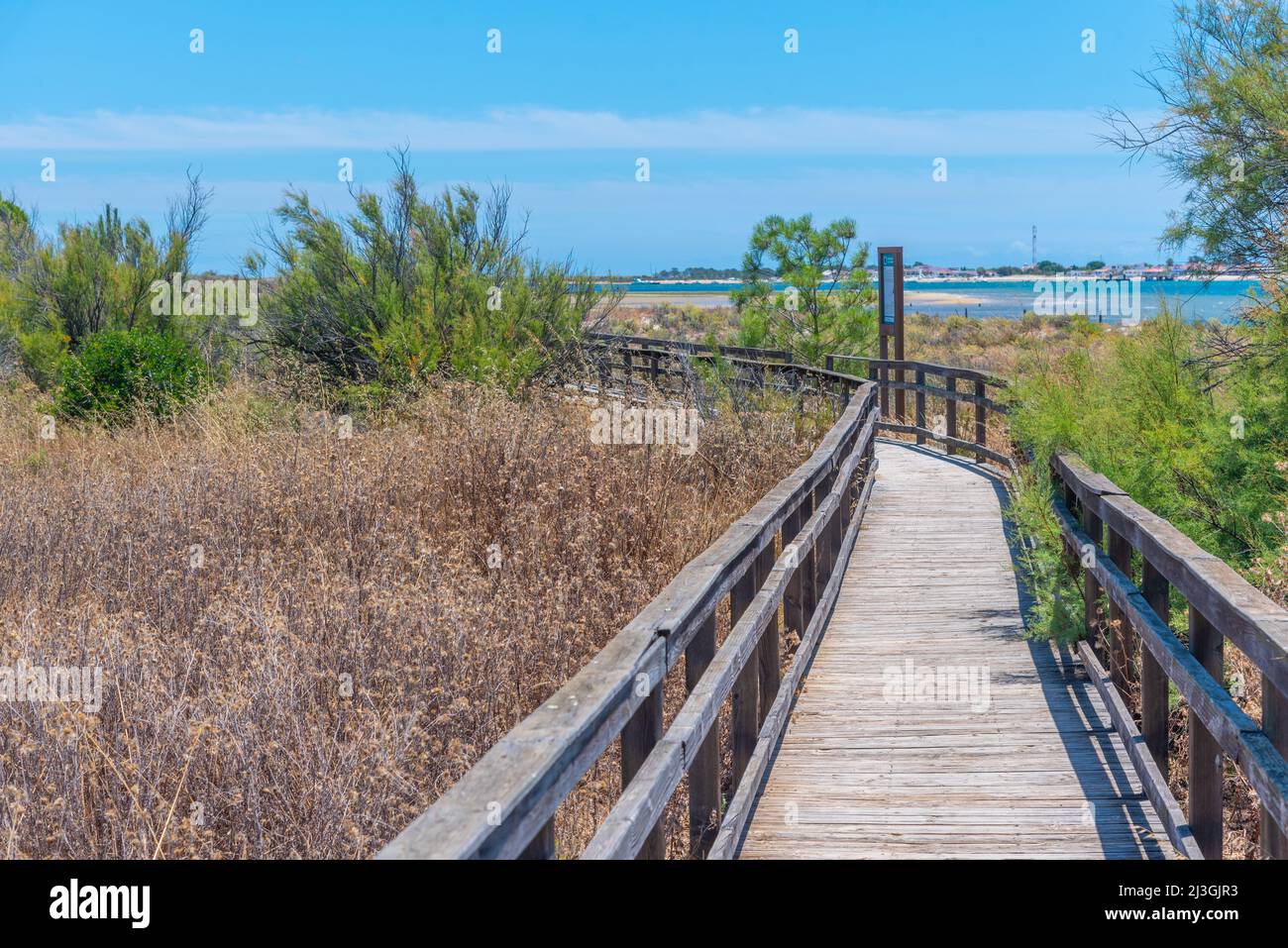 Wetlands of Ria Formosa national park at Portugal Stock Photo - Alamy