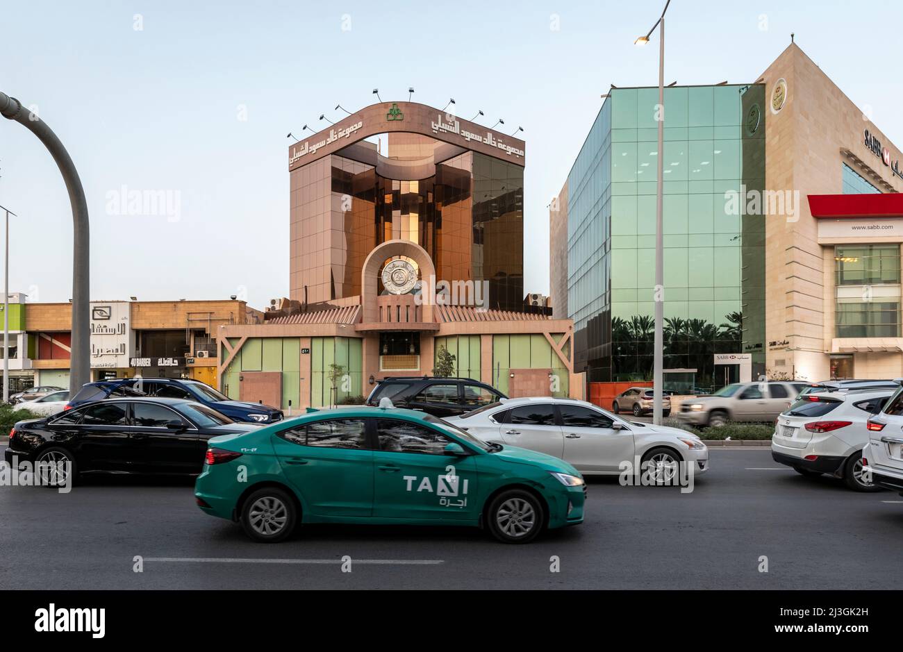 Riyadh, Saudi Arabia, 1st April 2022: street picture of Riyadh, Olaya ...