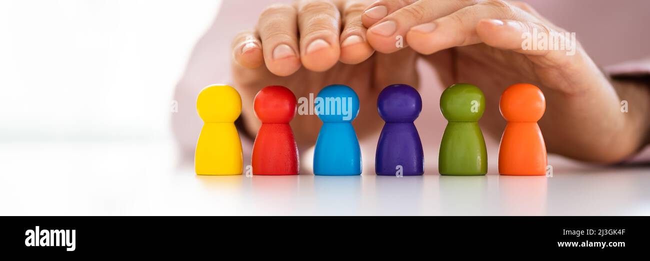 Inclusion Diversity Equality Banner. Inclusive LGBT Banner Stock Photo ...