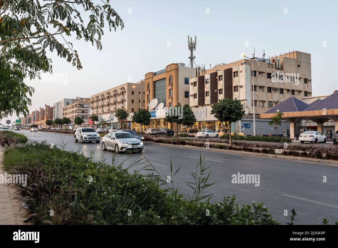 Riyadh, Saudi Arabia, 1st April 2022: street picture of Riyadh, Olaya ...