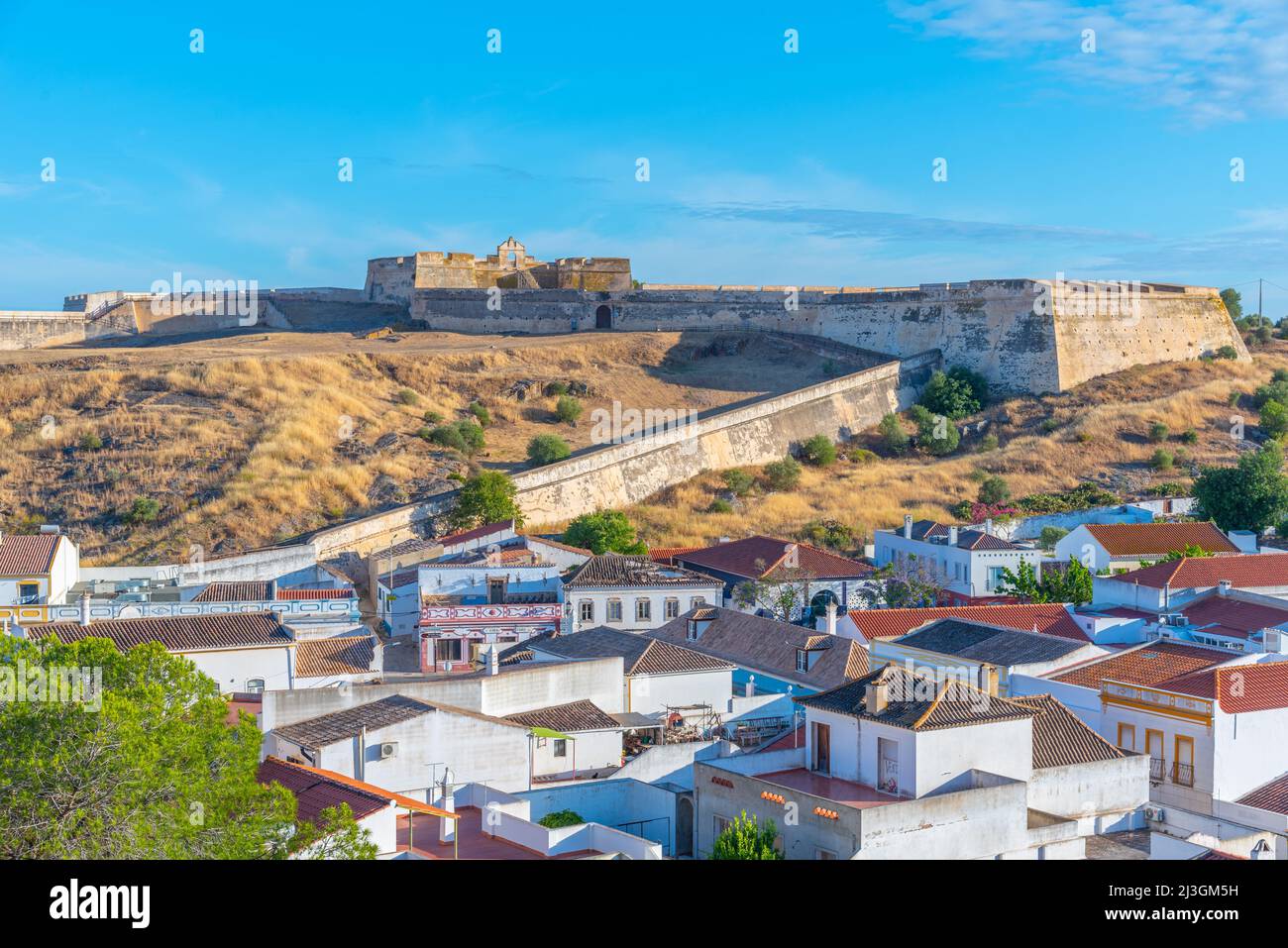 Old fortification at Castro Marim town in Portugal Stock Photo - Alamy