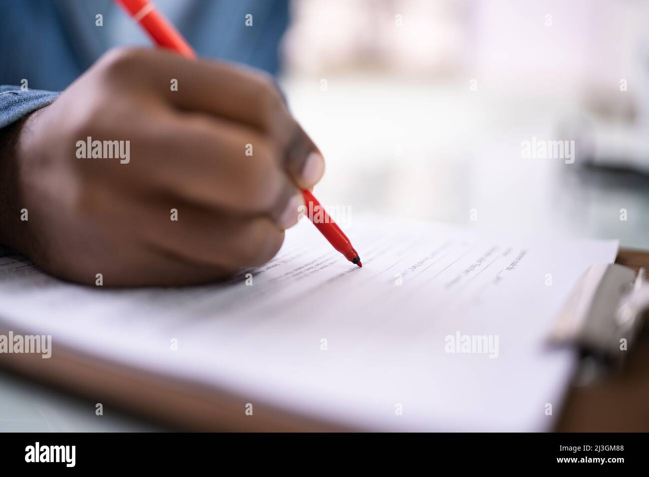 Script Grammar And Spelling Edit. Book Text Proofreading Stock Photo ...