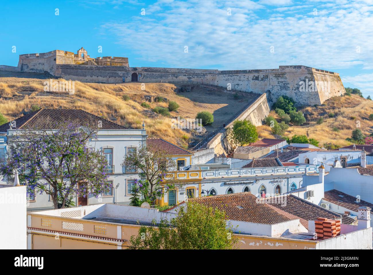 Old fortification at Castro Marim town in Portugal Stock Photo - Alamy