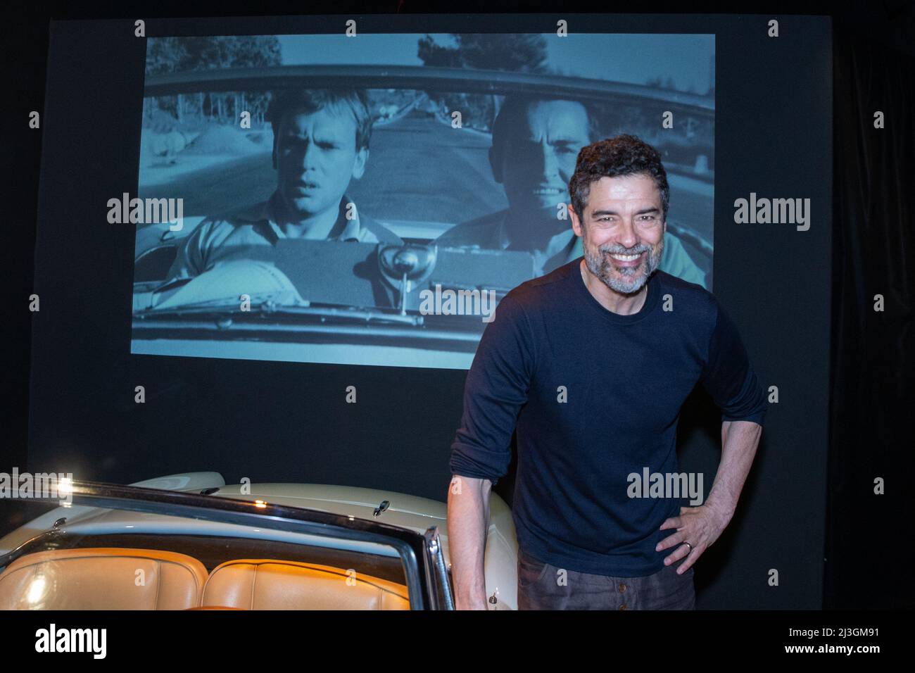 Rome, Italy. 08th Apr, 2022. Italian actor Alessandro Gassmann during ...