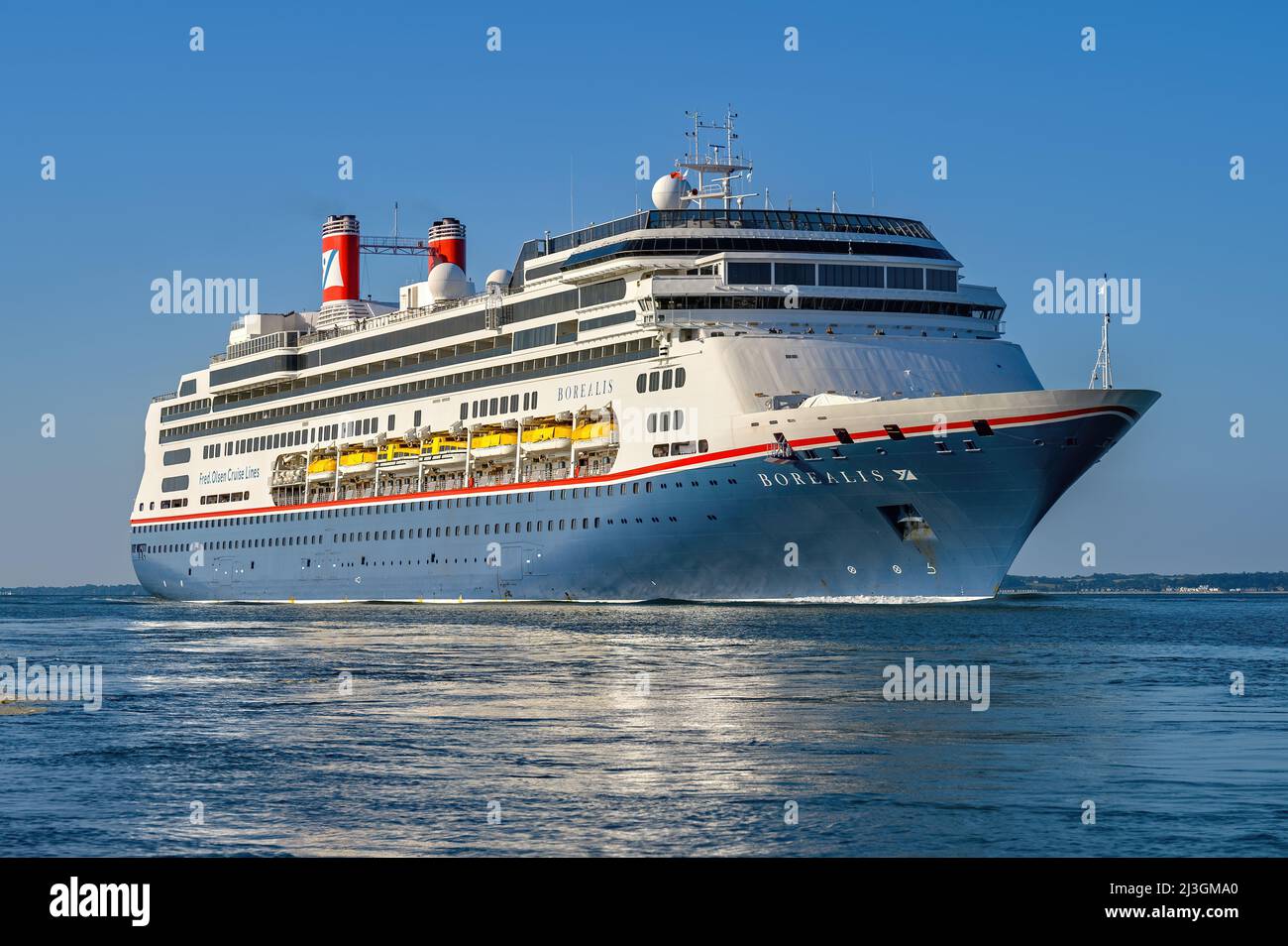 Borealis is a cruise ship operated by the Norwegian company Fred. Olsen ...
