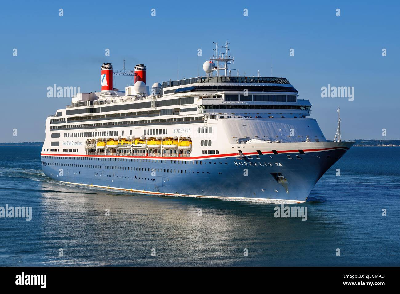 Borealis is a cruise ship operated by the Norwegian company Fred. Olsen ...