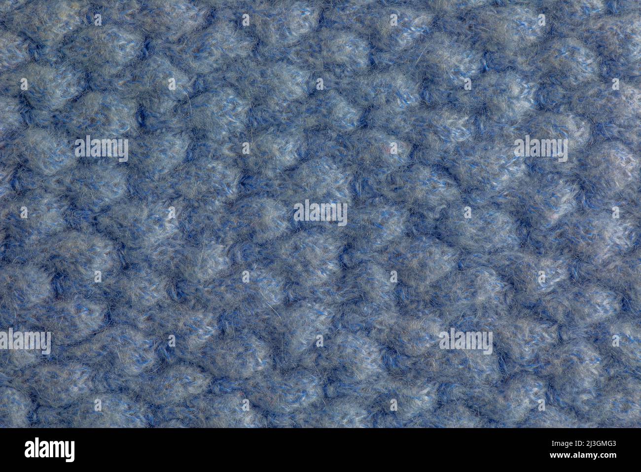 Blue wool knitted fabric texture hi-res stock photography and images ...