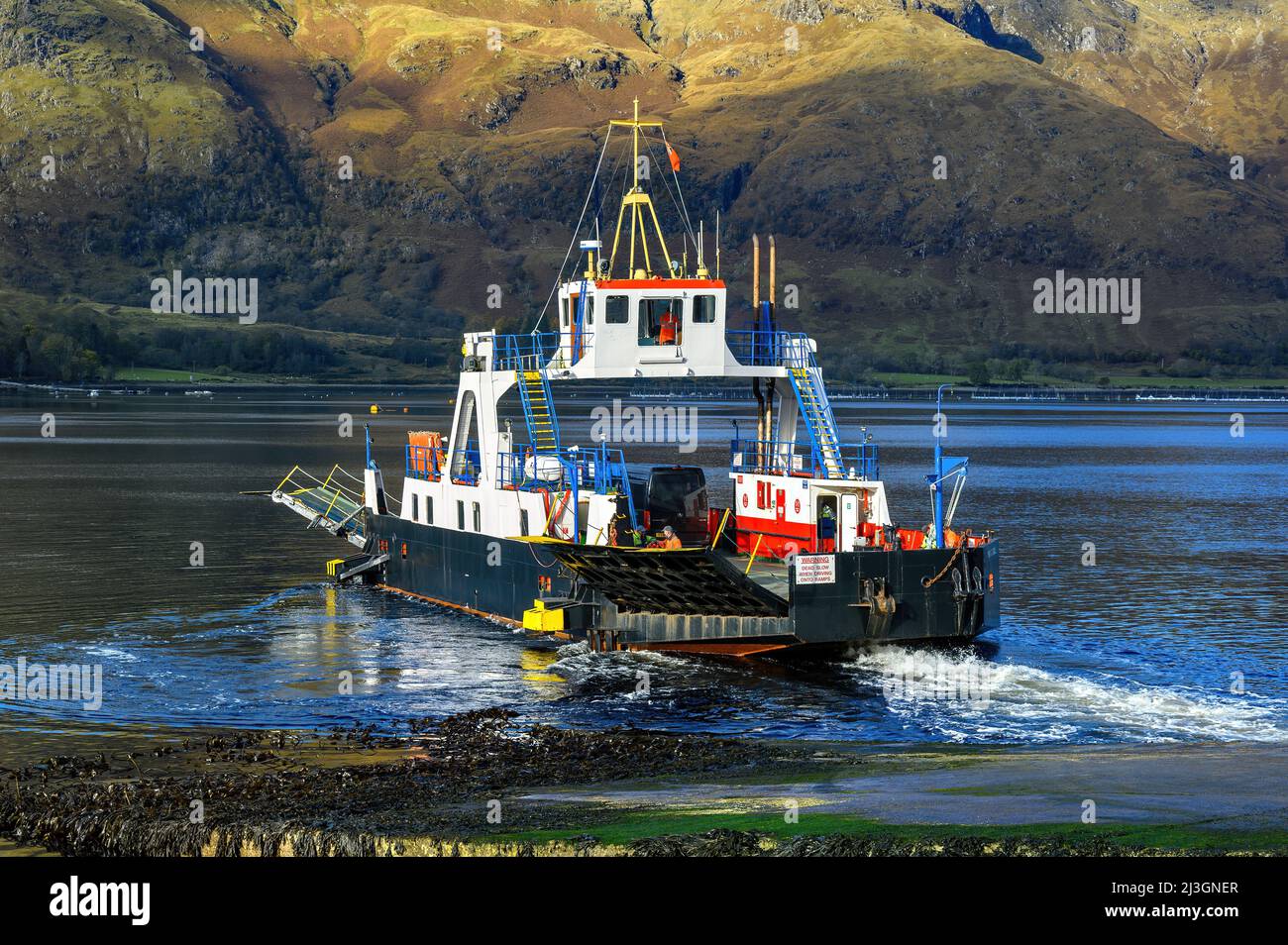 Maid of Glencoul is a relief ferry operated by the Highland Council ...