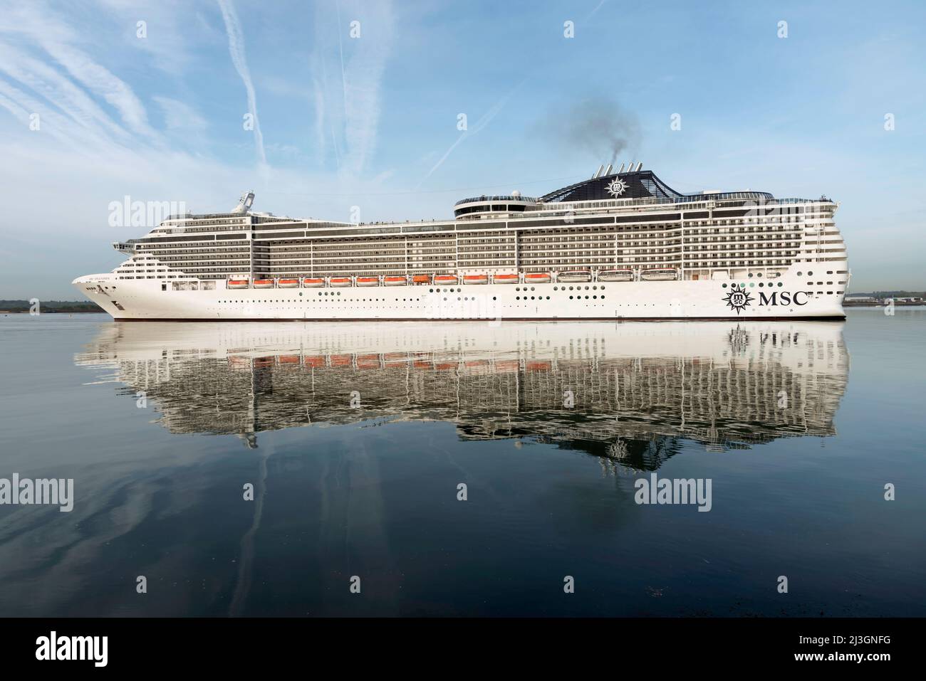 MSC Splendida is a cruise ship operated by MSC Cruises - May 2016 Stock ...