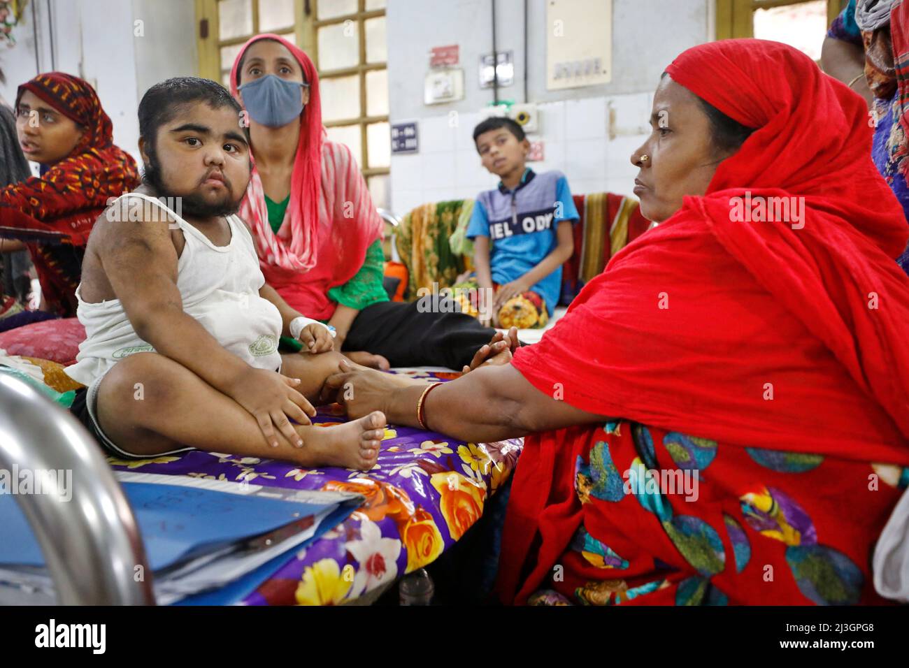 Dhaka, Bangladesh - March 06, 2022: Argina, a three-and-a-half-year-old ...