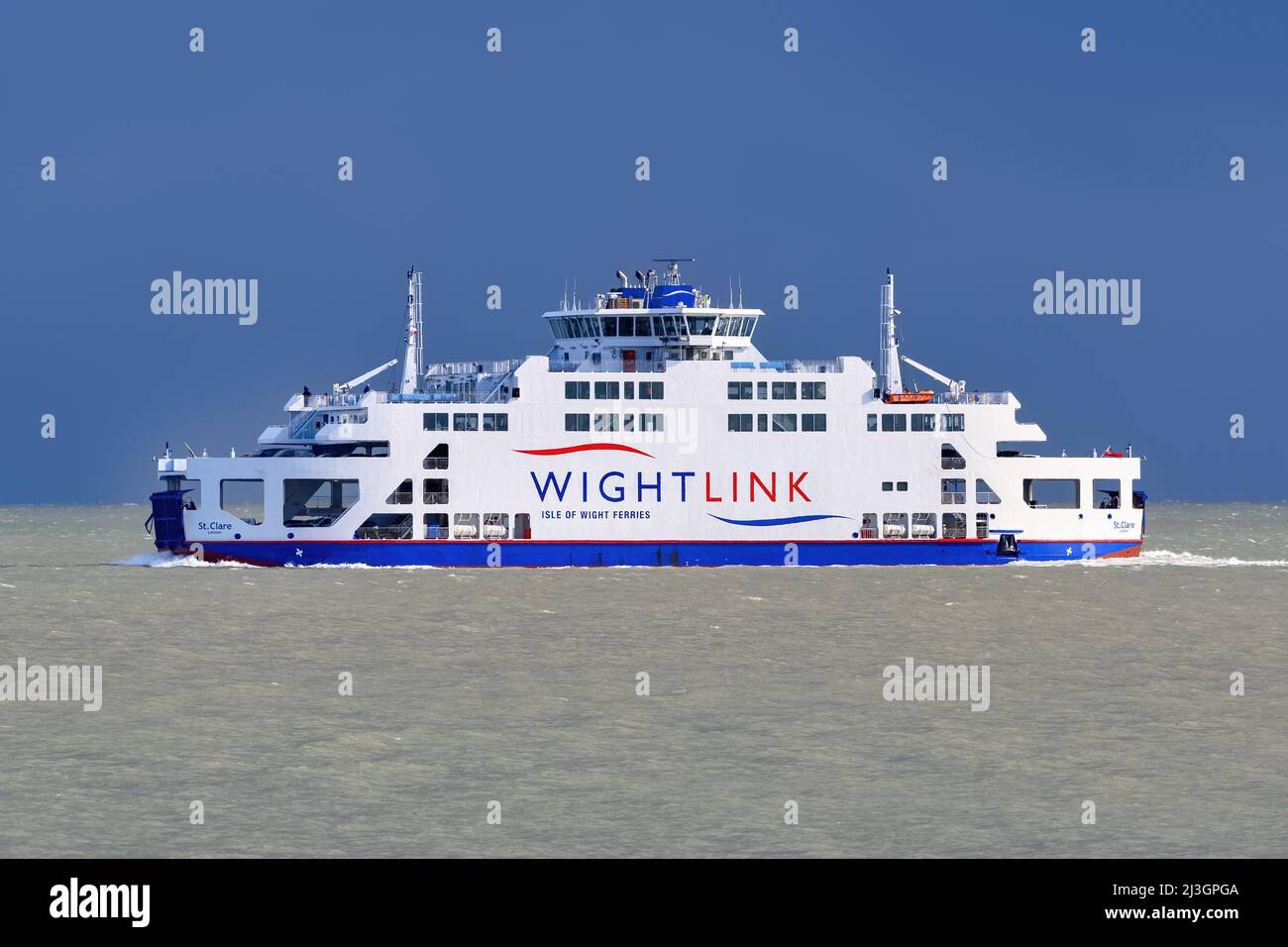 St. Clare is a ferry operated by Wightlink Ferries across the Solent ...