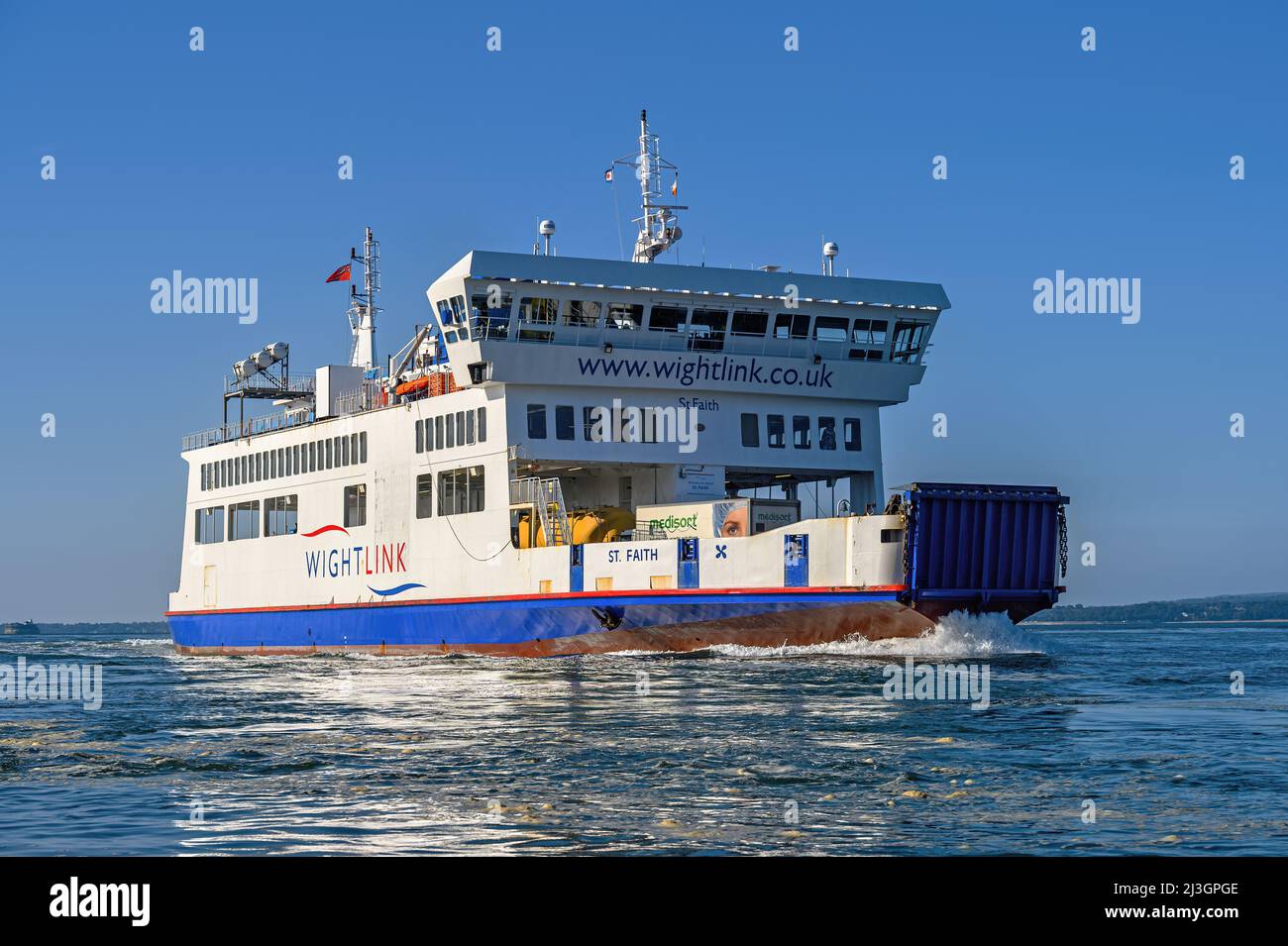 St. Faith is a ferry operated by Wightlink Ferries across the Solent ...