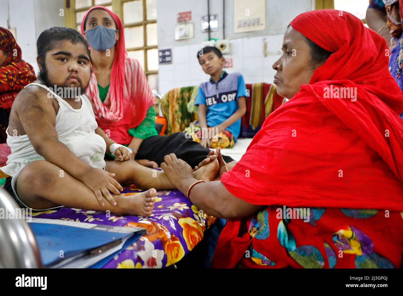 Dhaka, Bangladesh - March 06, 2022: Argina, a three-and-a-half-year-old ...