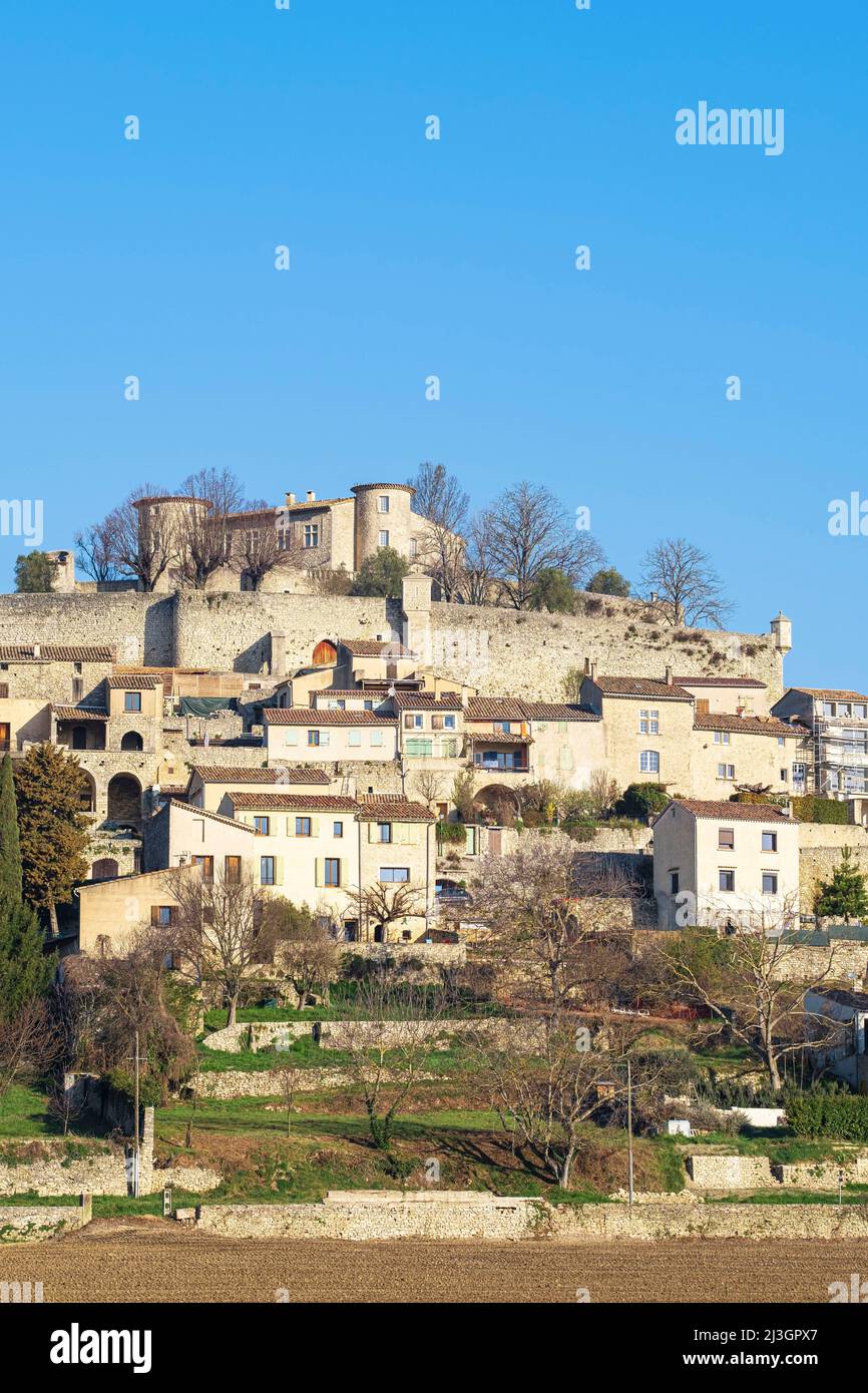 France, Alpes-de-Haute-Provence, Mane, Villages and towns of character ...