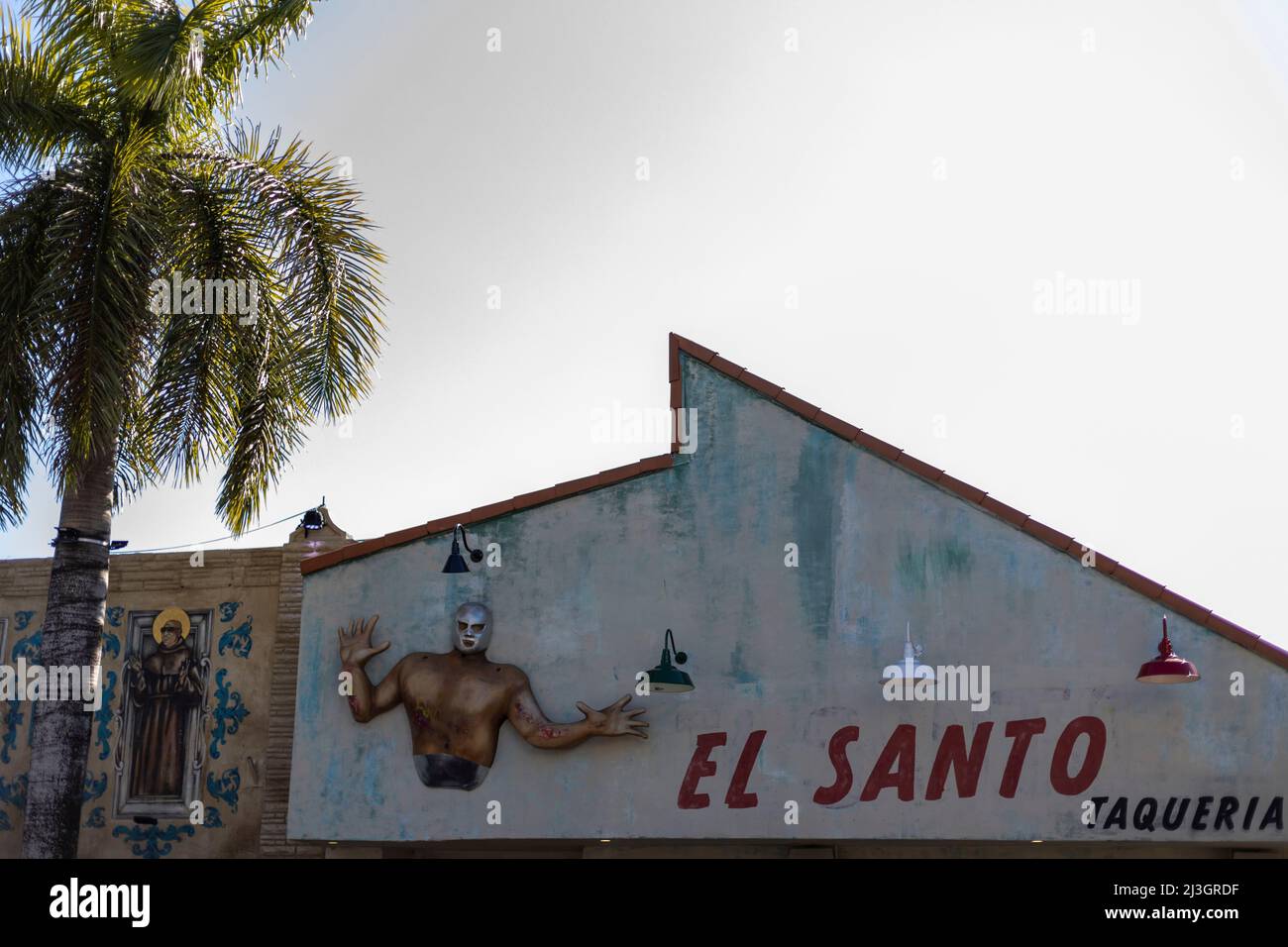 United States, Florida, Miami, the legendary El Santo bar in the Little ...