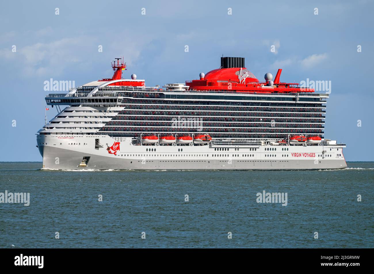 Valiant Lady is a cruise ship operated by Virgin Voyages - April 2022 ...