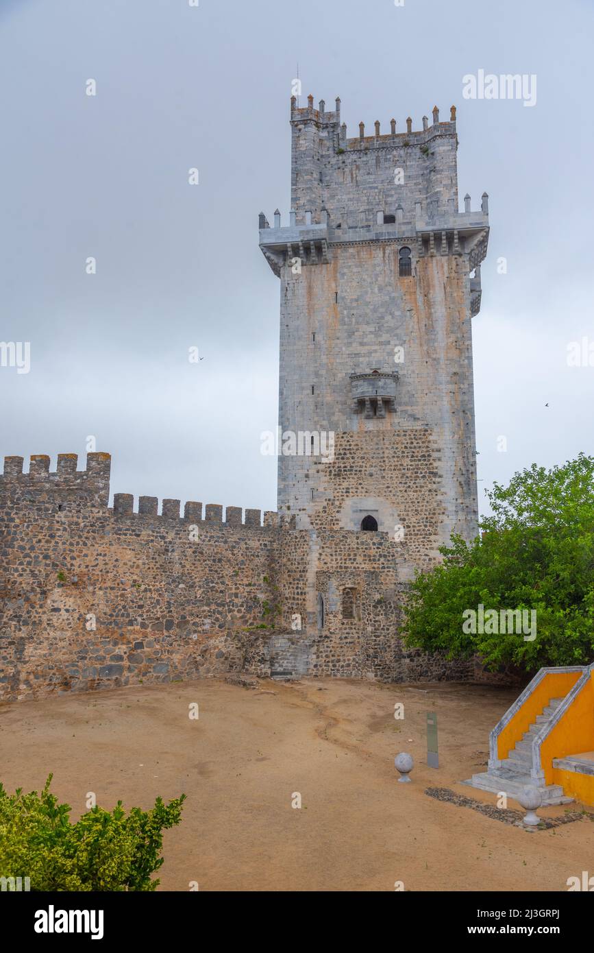 View of the castle in Portuguese town Beja Stock Photo - Alamy
