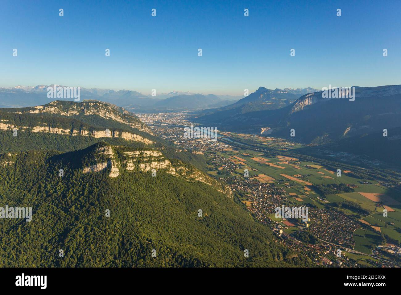 Grenoble aerial view hi-res stock photography and images - Alamy