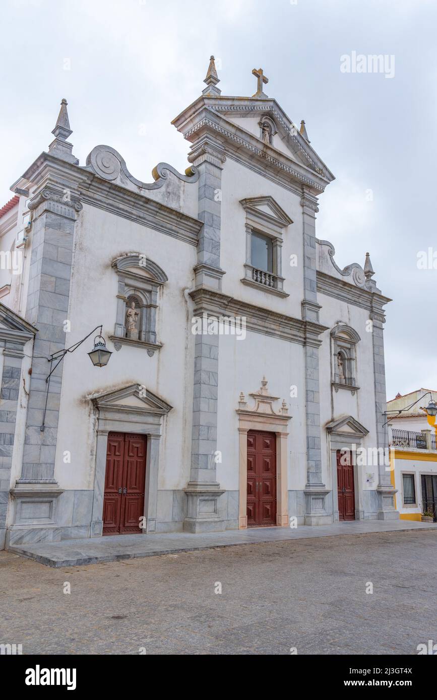 View of the cathedral in Portuguese town Beja Stock Photo - Alamy