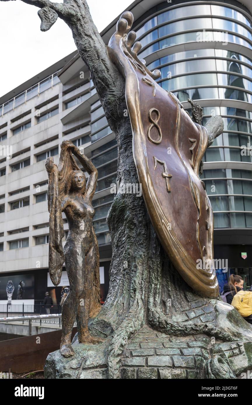 Andorra, Andorra La Vella, the sculpture Nobility of Time, the nobility ...