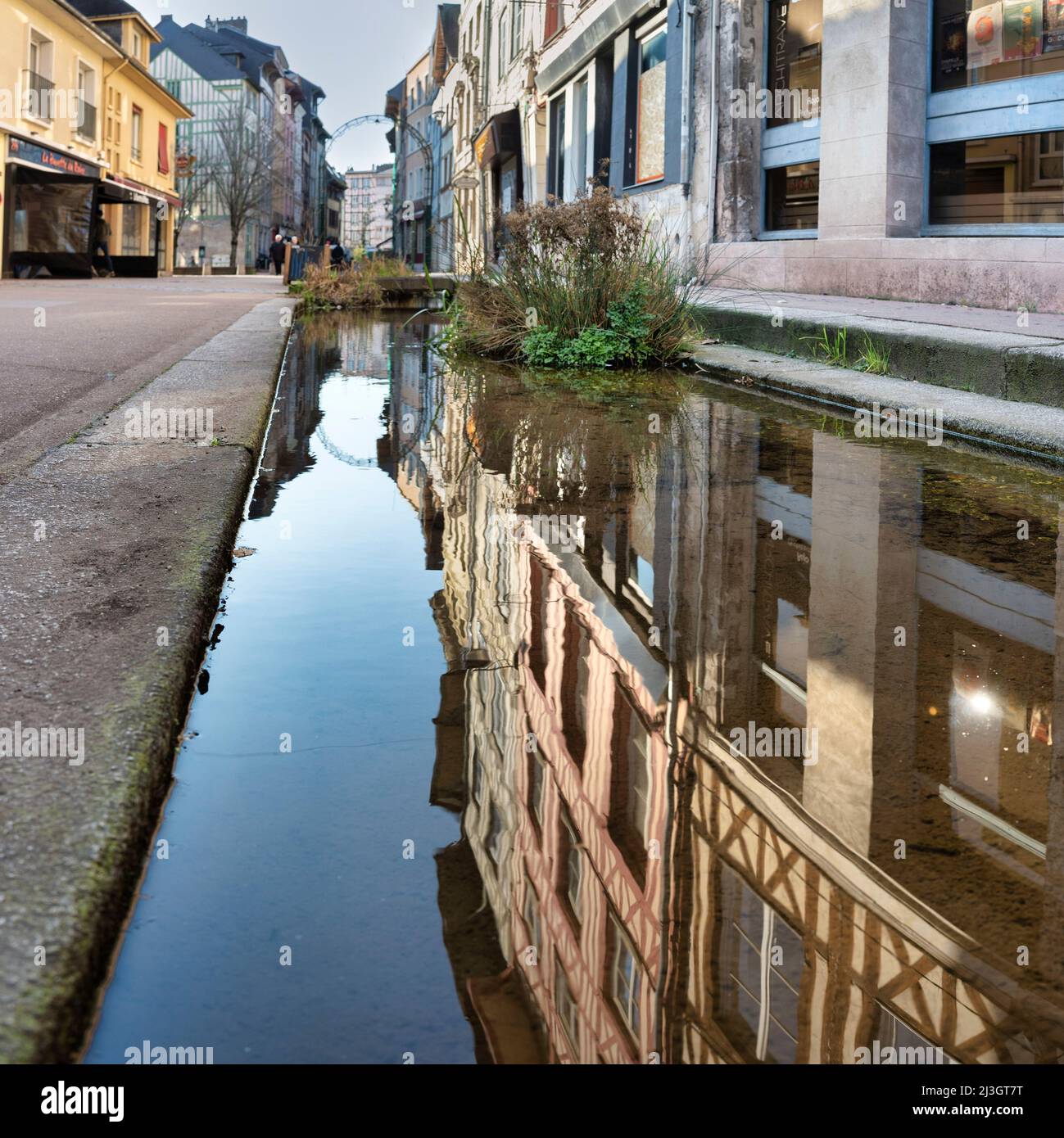 France, Seine Maritime, Rouen, Eau de Robec street Stock Photo - Alamy