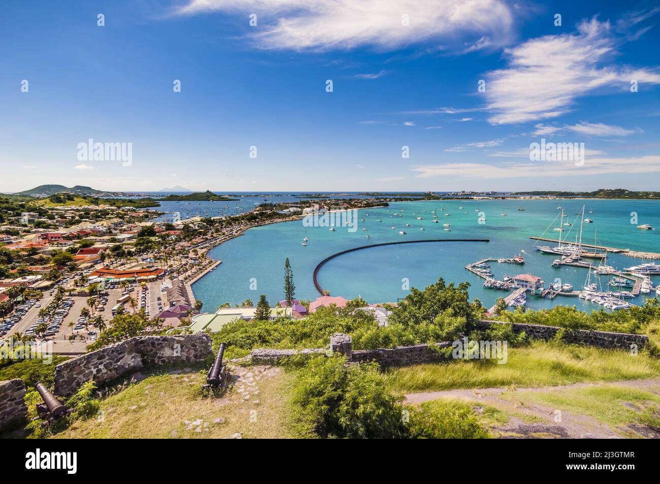 France, Lesser Antilles, French West Indies, Saint-Martin, Marigot ...