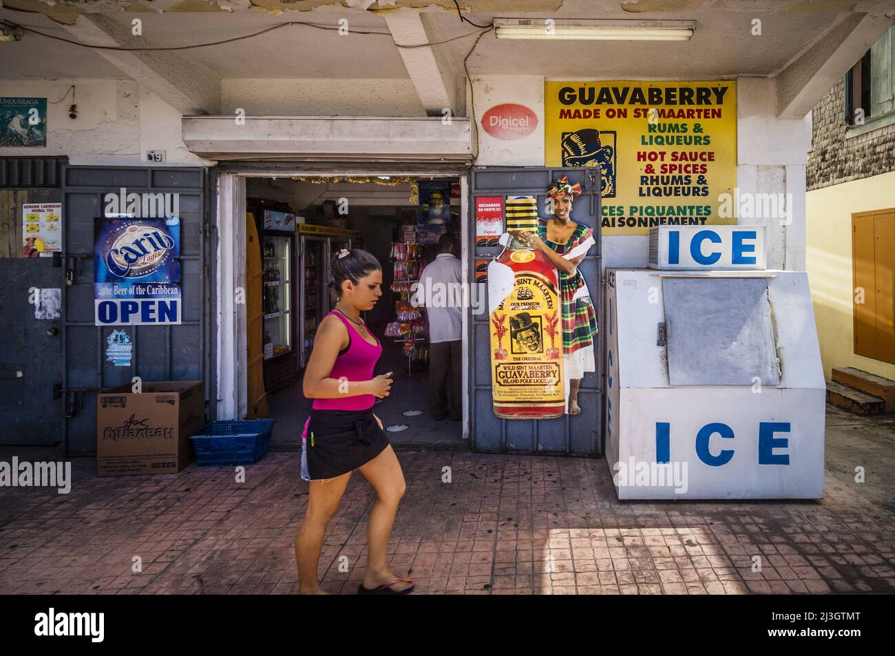 America, Caribbean, Lesser Antilles, French West Indies, Saint-Martin ...