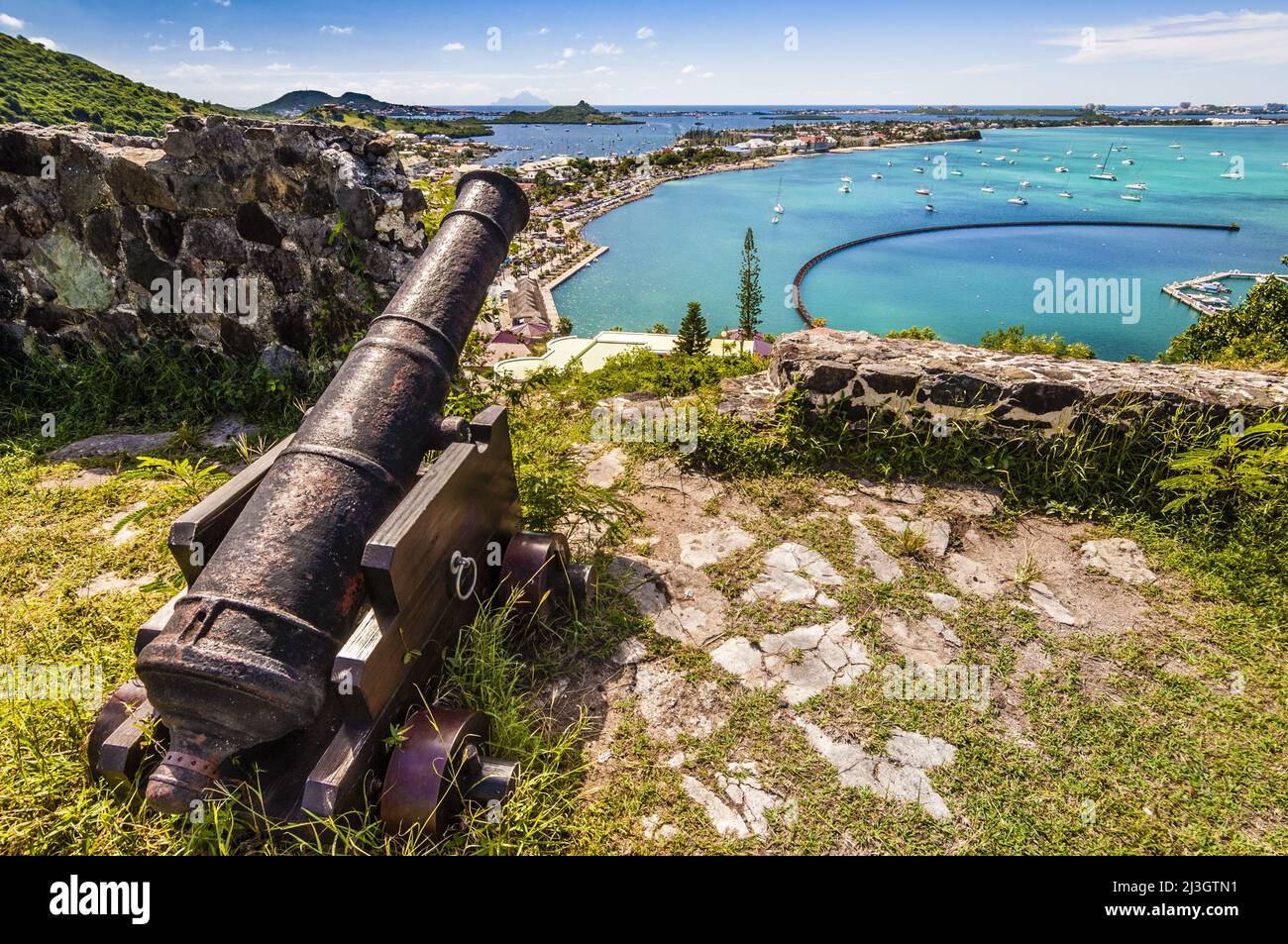 France, Lesser Antilles, French West Indies, Saint-Martin, Marigot ...
