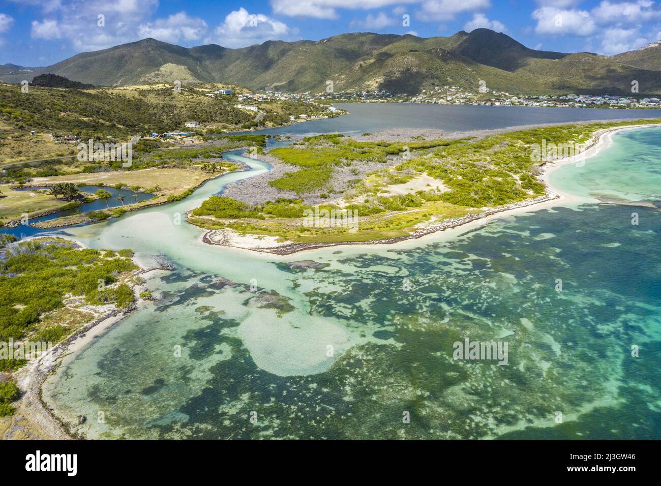 France, Lesser Antilles, French West Indies, Saint-Martin, Baie de l ...