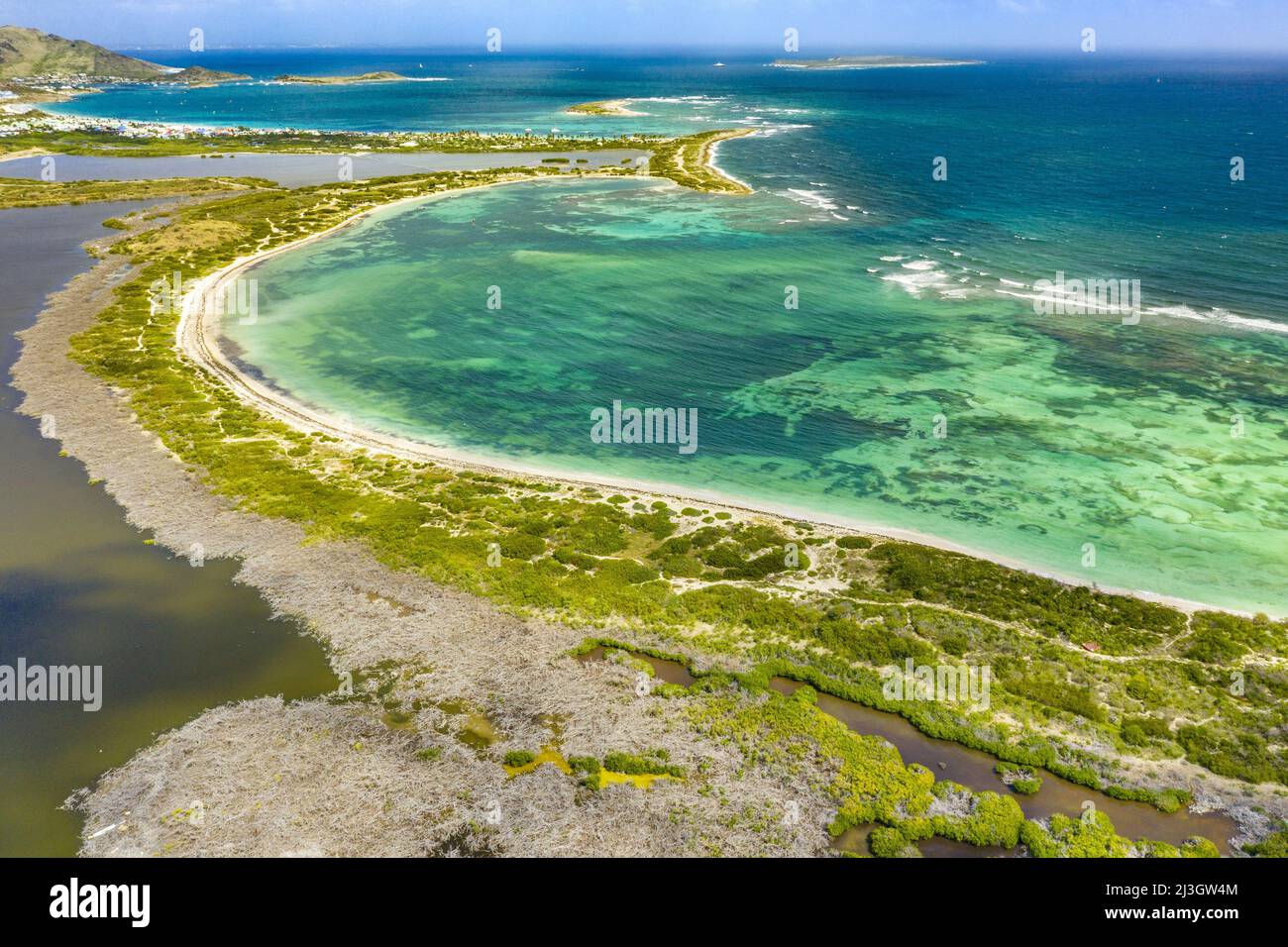 France, Lesser Antilles, French West Indies, Saint-Martin, Baie de l ...