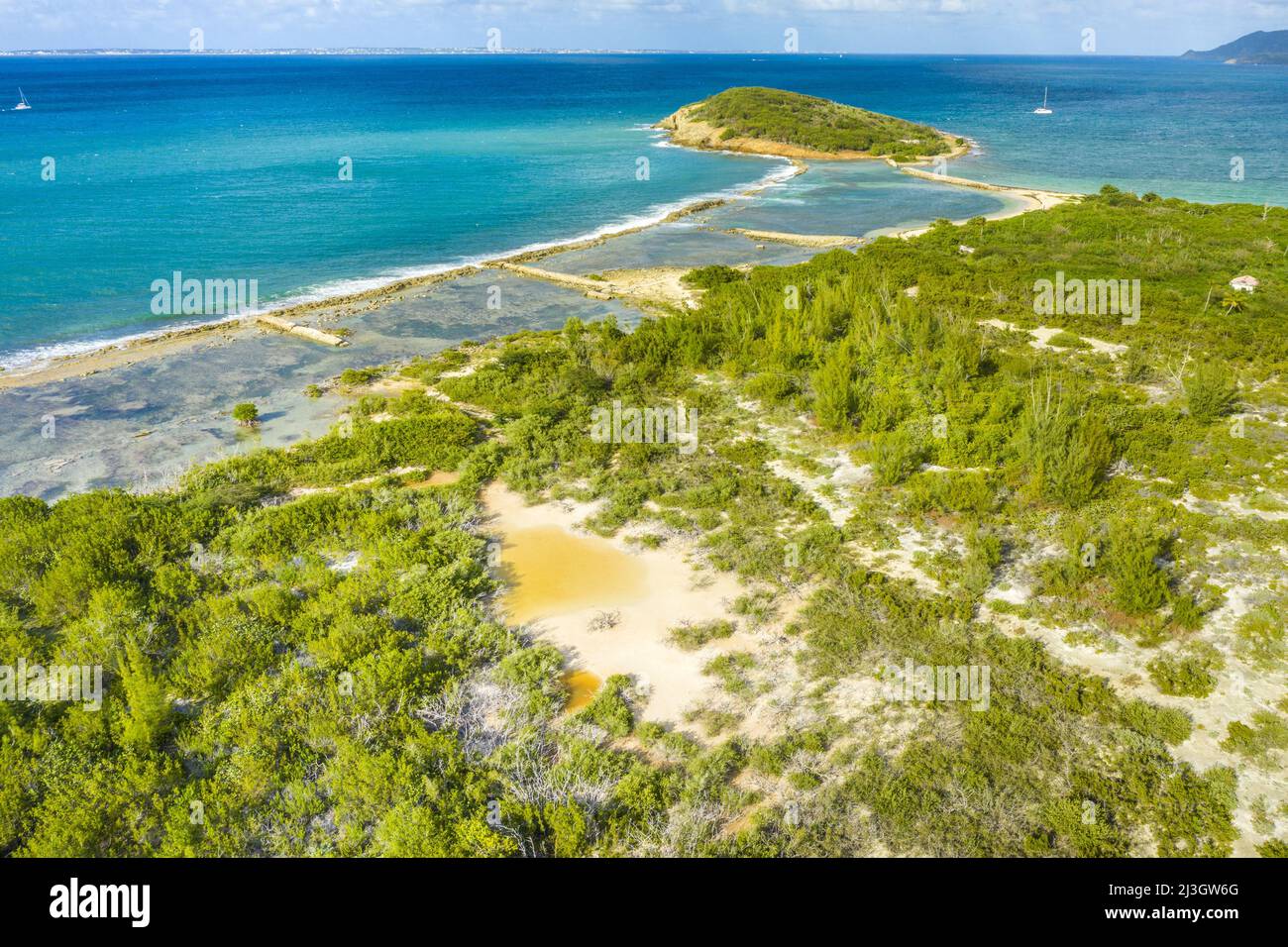 France, Lesser Antilles, French West Indies, Saint-Martin, Terres ...