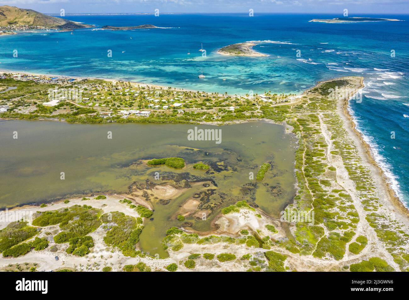 America, Caribbean, Lesser Antilles, French West Indies, Saint-Martin ...