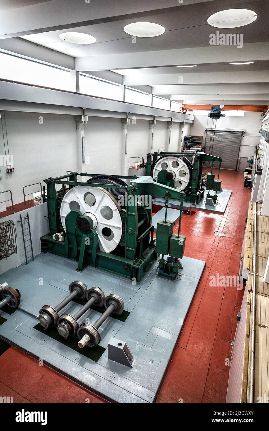 Elevator engine room hi-res stock photography and images - Alamy