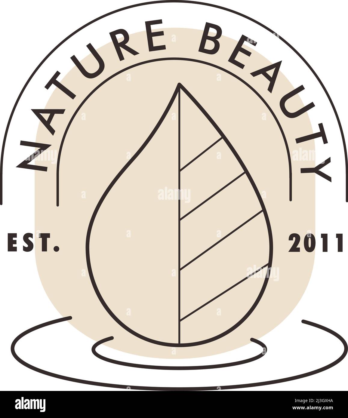 nature beauty spa emblem icon Stock Vector Image & Art - Alamy