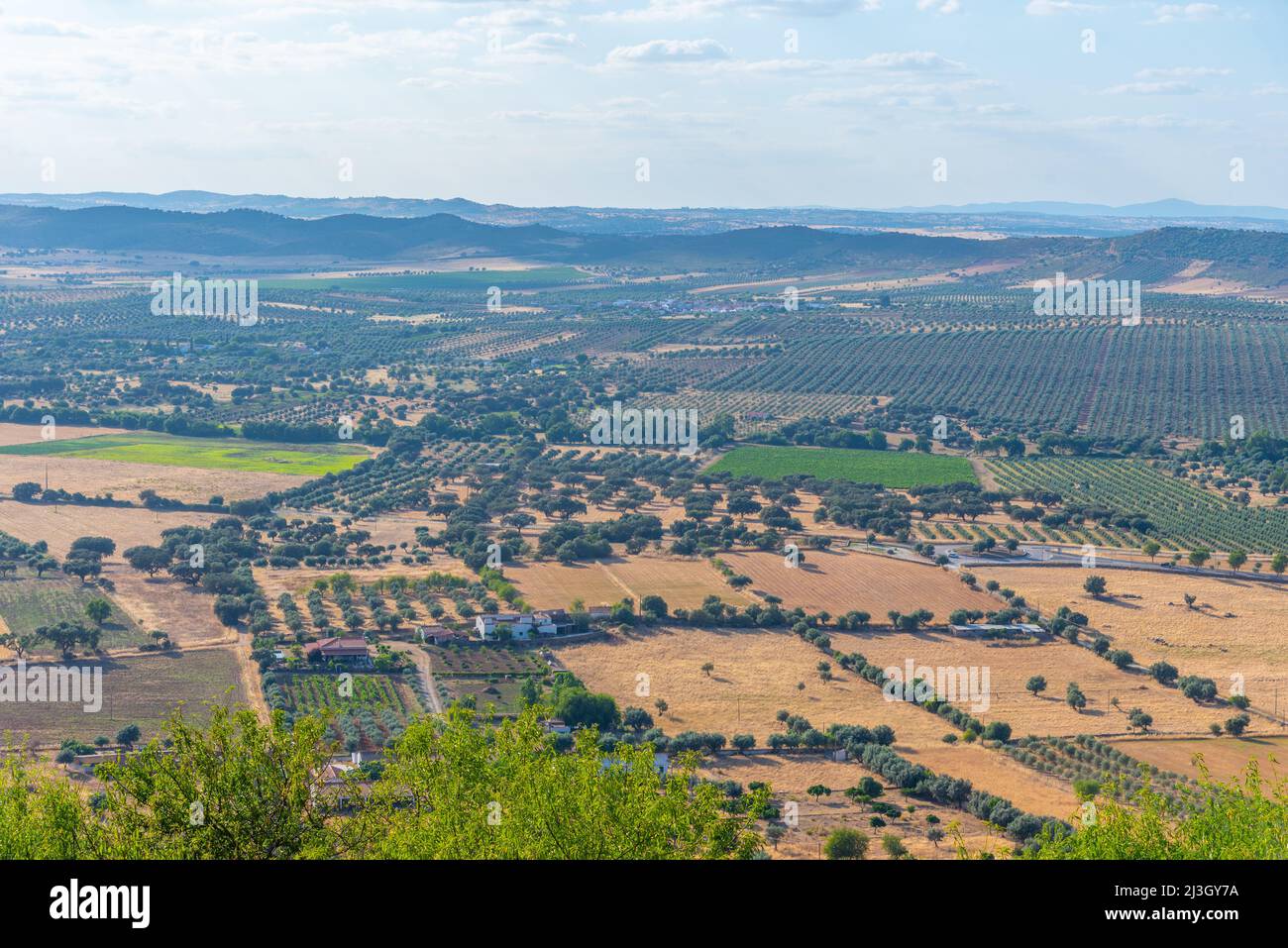 Rural landscape of Alentejo region in Portugal Stock Photo - Alamy
