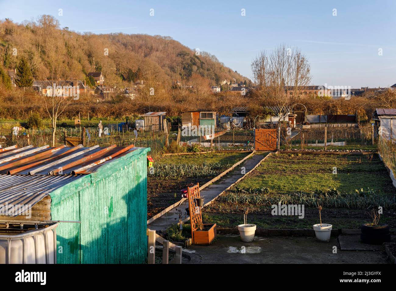 France, Normandy, Eure, Risle Valley, Pont-Audemer, labeled the Most ...