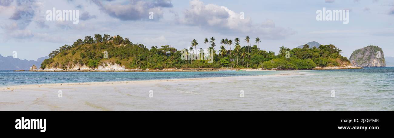 Philippines, Palawan, El Nido, Bacuit Archipelago, Vigan Island, also ...
