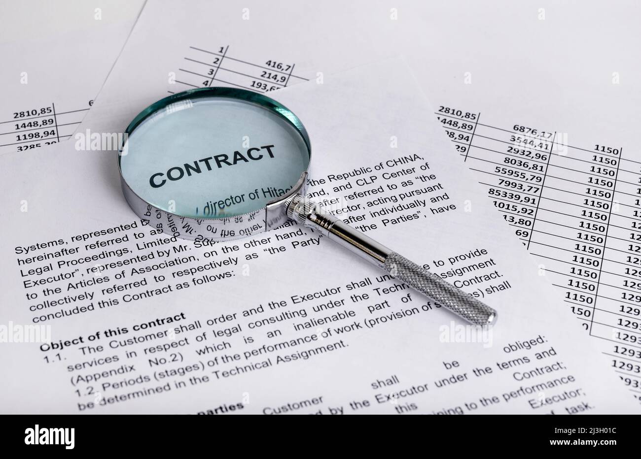 Contract assessment hi-res stock photography and images - Alamy