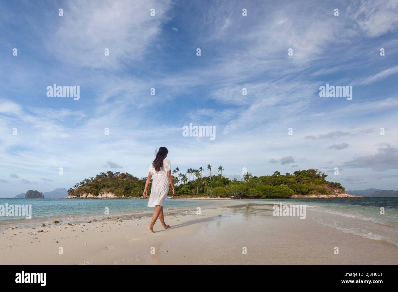 Philippines, Palawan, El Nido, Bacuit Archipelago, Vigan Island, also ...