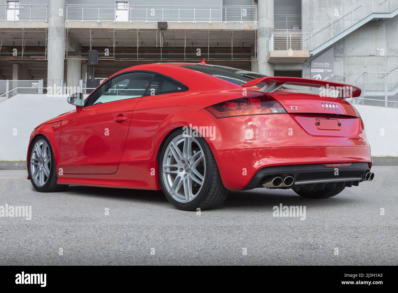 MONTMELO, SPAIN-OCTOBER 10, 2021: 2009 Audi TT S-Line (Mk2, Type 8J ...
