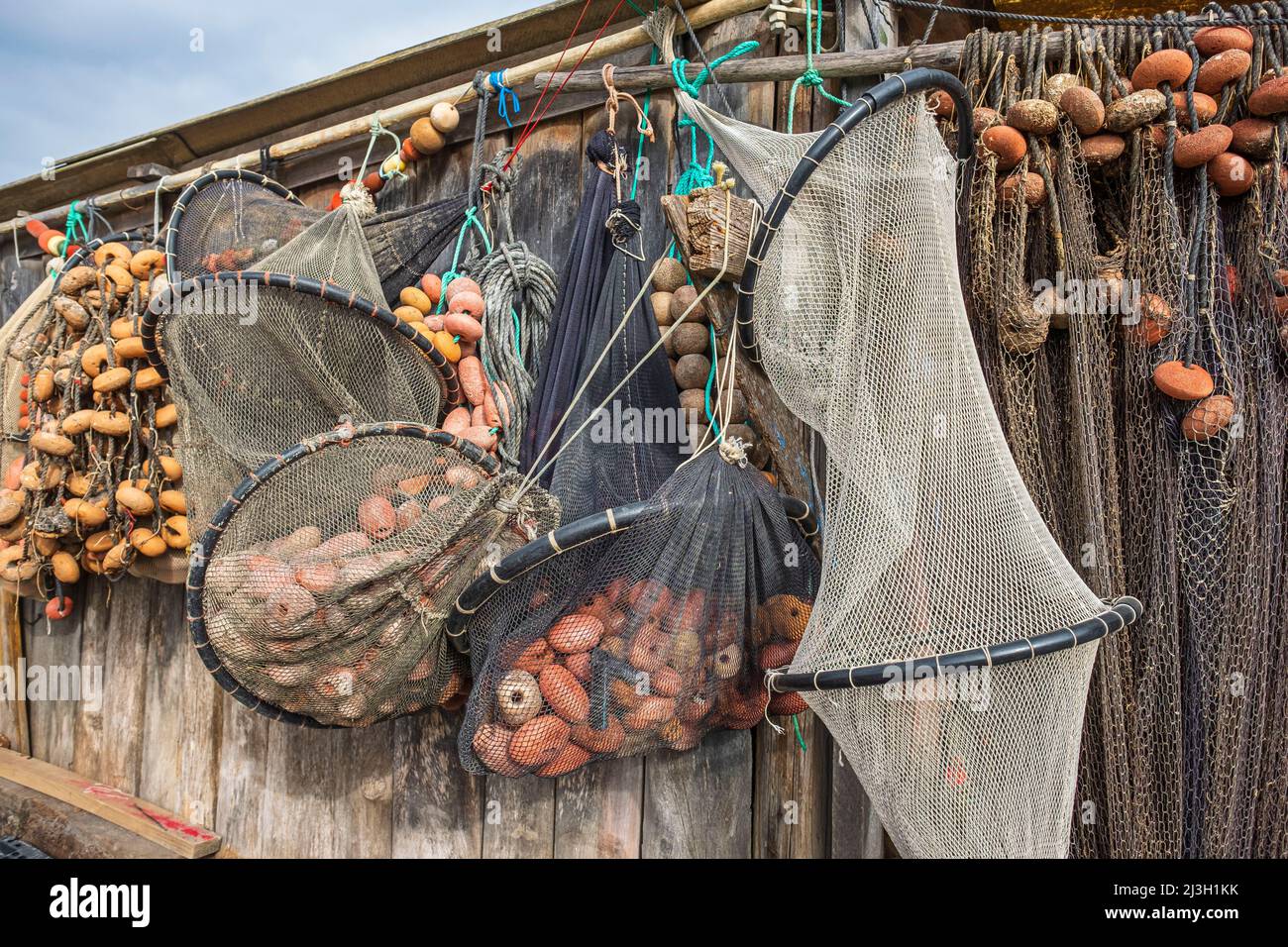 France, Herault, Sete, La Pointe Courte, legendary fishing district on ...
