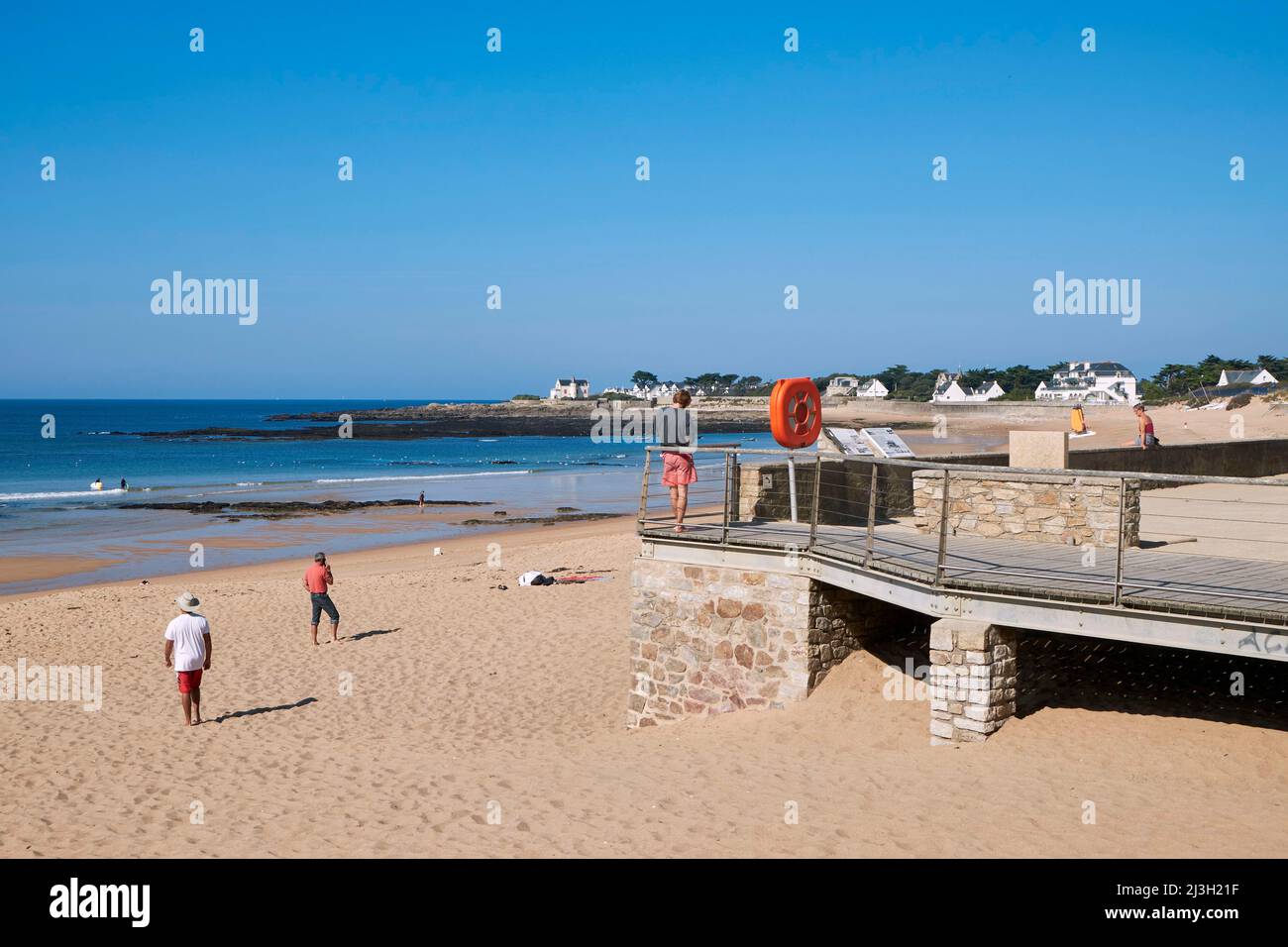 France, Loire Atlantique, Guerande Peninsula, Batz sur Mer, La Barriere ...
