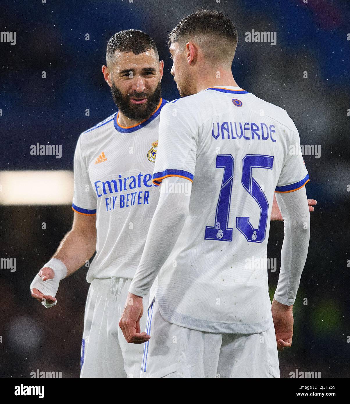 06 April 2022 - Chelsea v Real Madrid - UEFA Champions League - Quarter ...